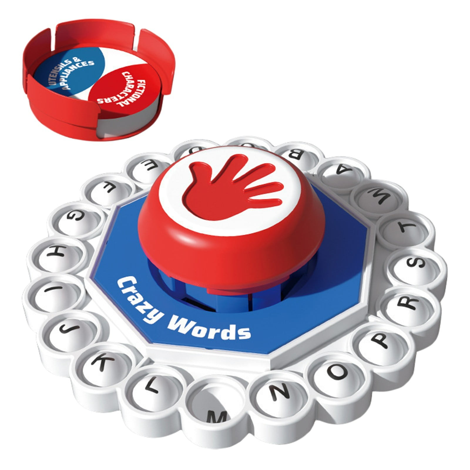 Letter Spinner Game Word Building Letter Tile Party Game Crazy Words ...