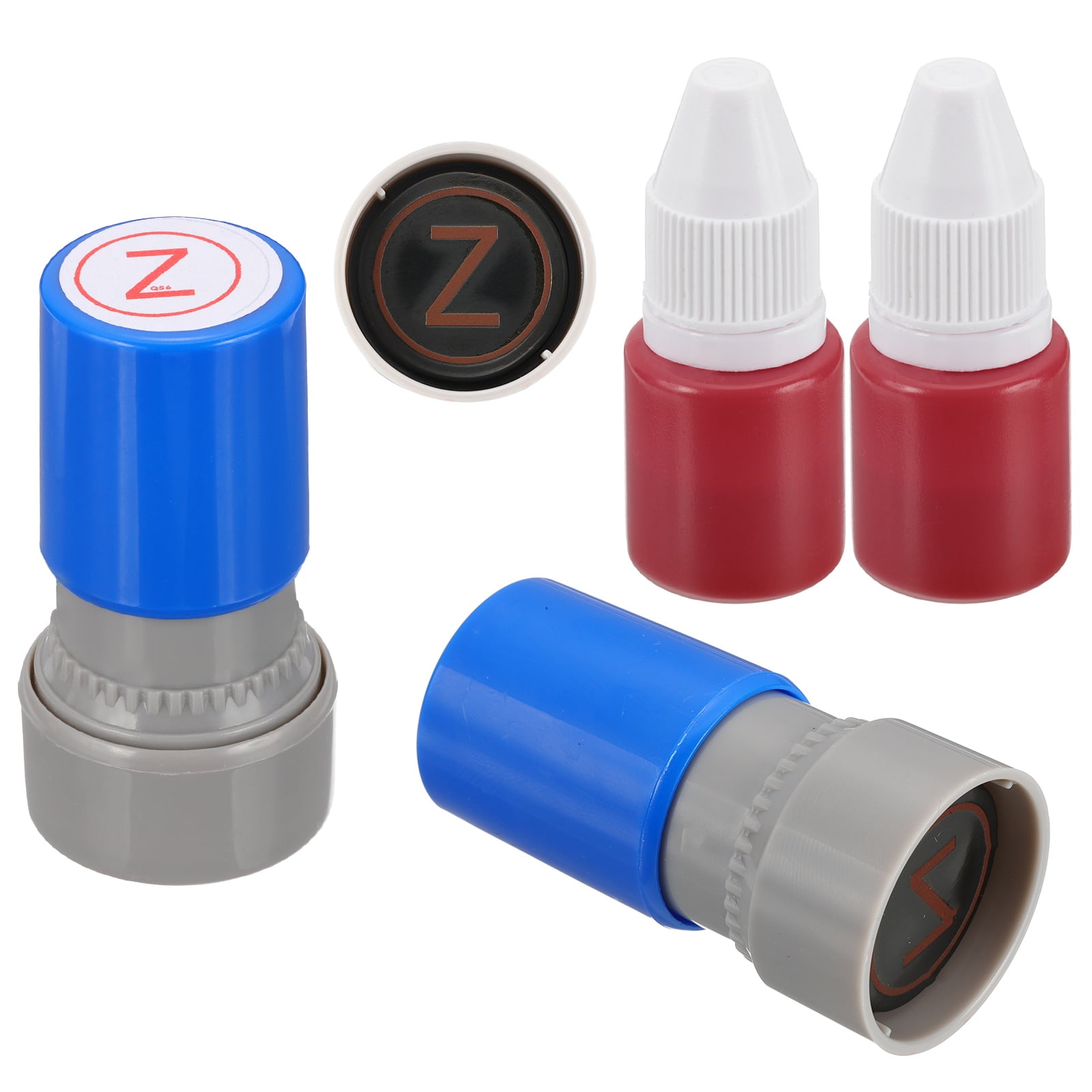 Letter Stamps Self Inking, 2Pcs Character Z Alphabet Teacher Stamp ...