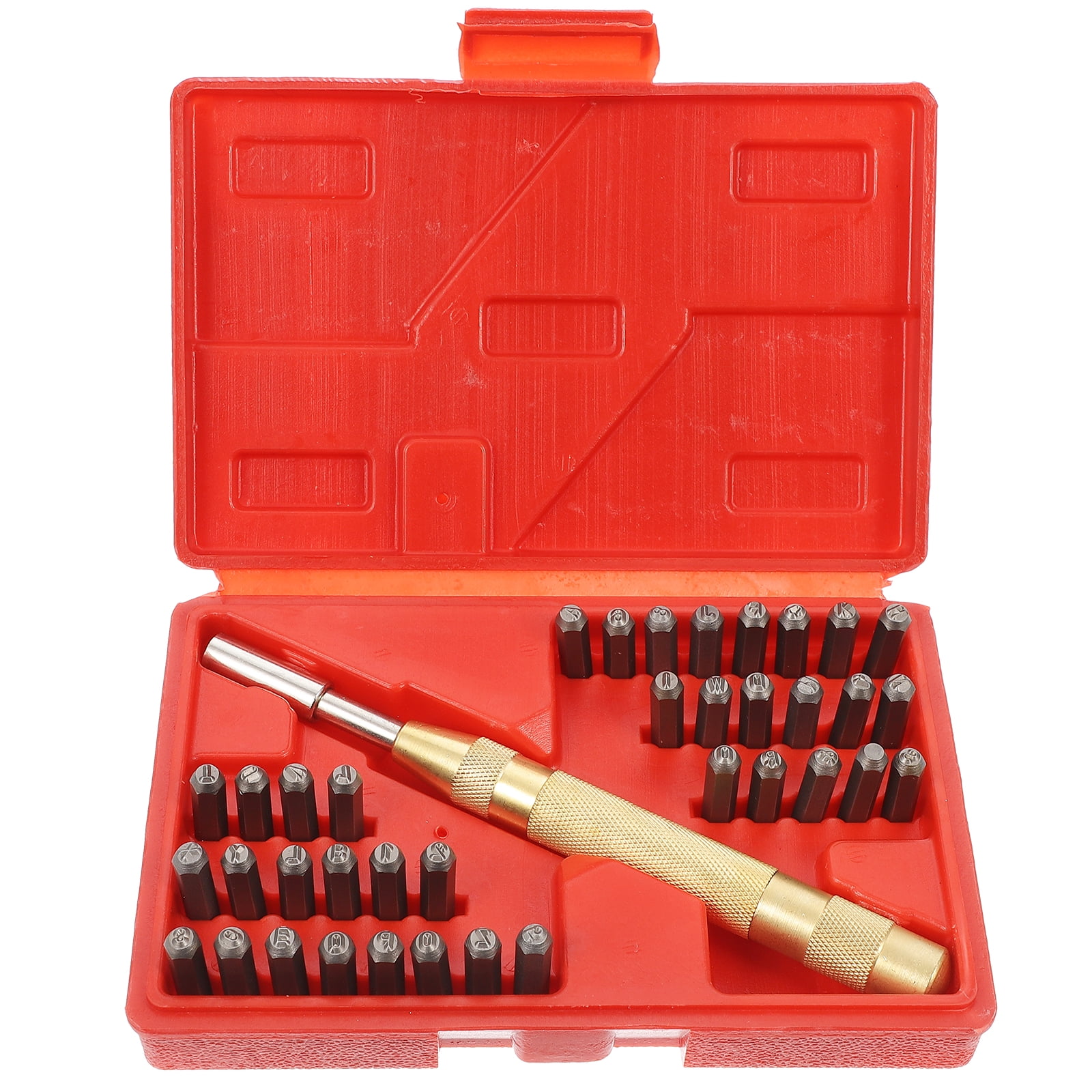 Letter Steel Letters Numbers Stamp Punch Tool Alphabet Stamps Press Kit ...