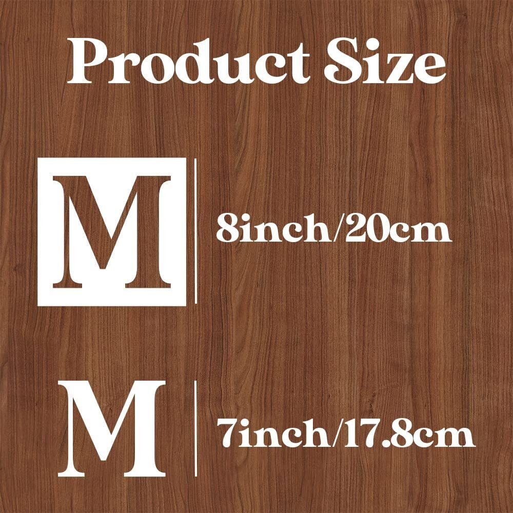Letter Stencils for Painting on Wood 8Inch,Alphabet Stencils Letters ...