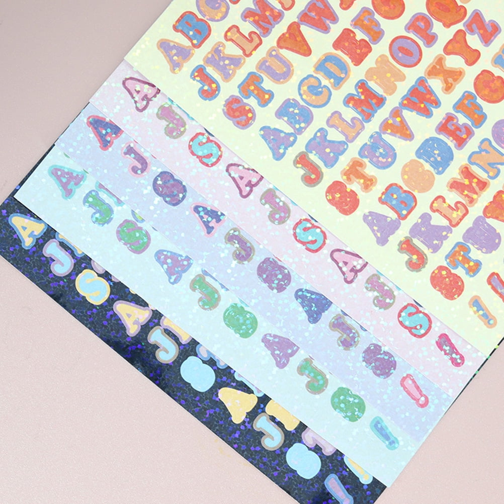 Letter Stickers 15 Sheets Alphabet Stickers Letter Stickers Self ...