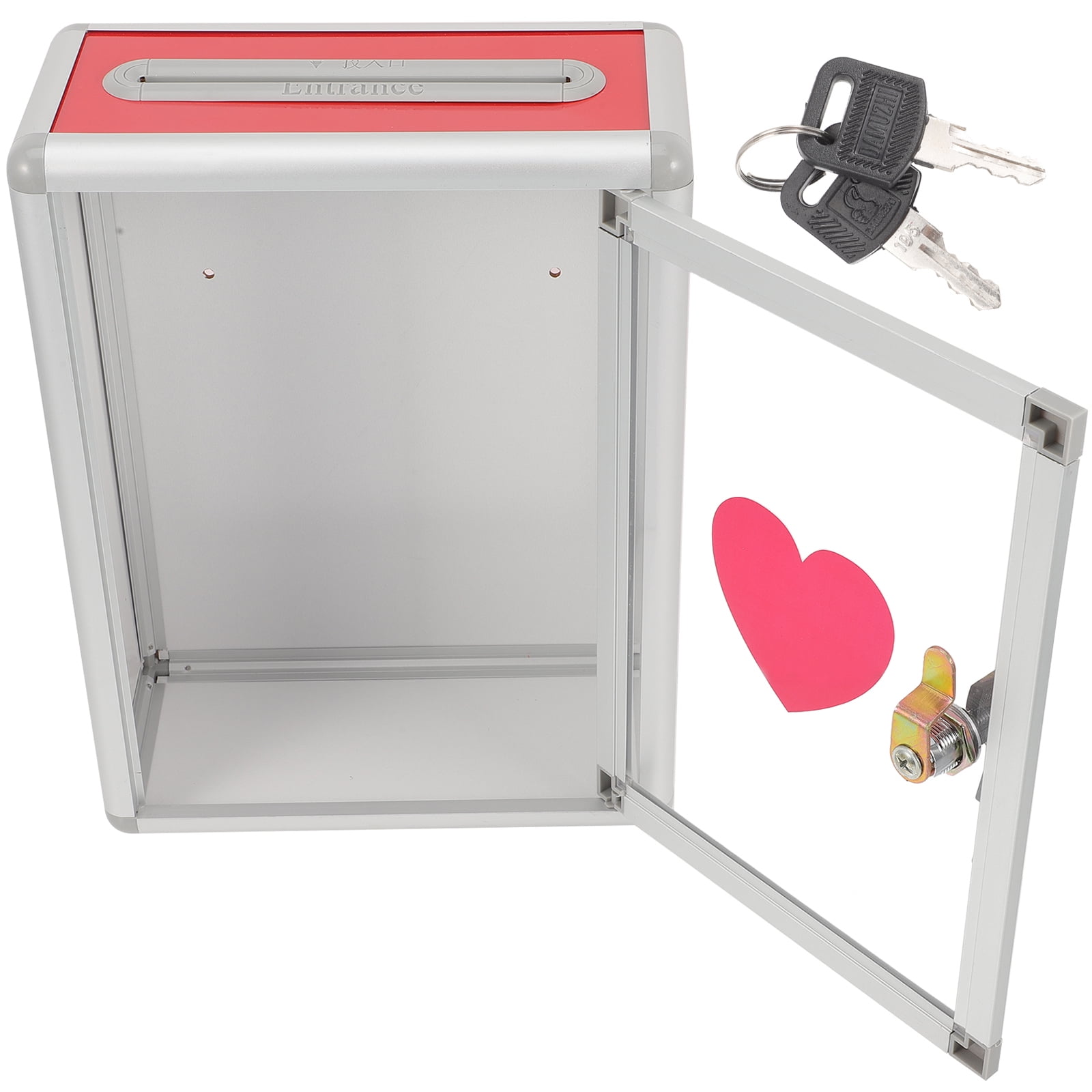 Letter Storage Case Clear Window Mailbox Complain - Walmart.com