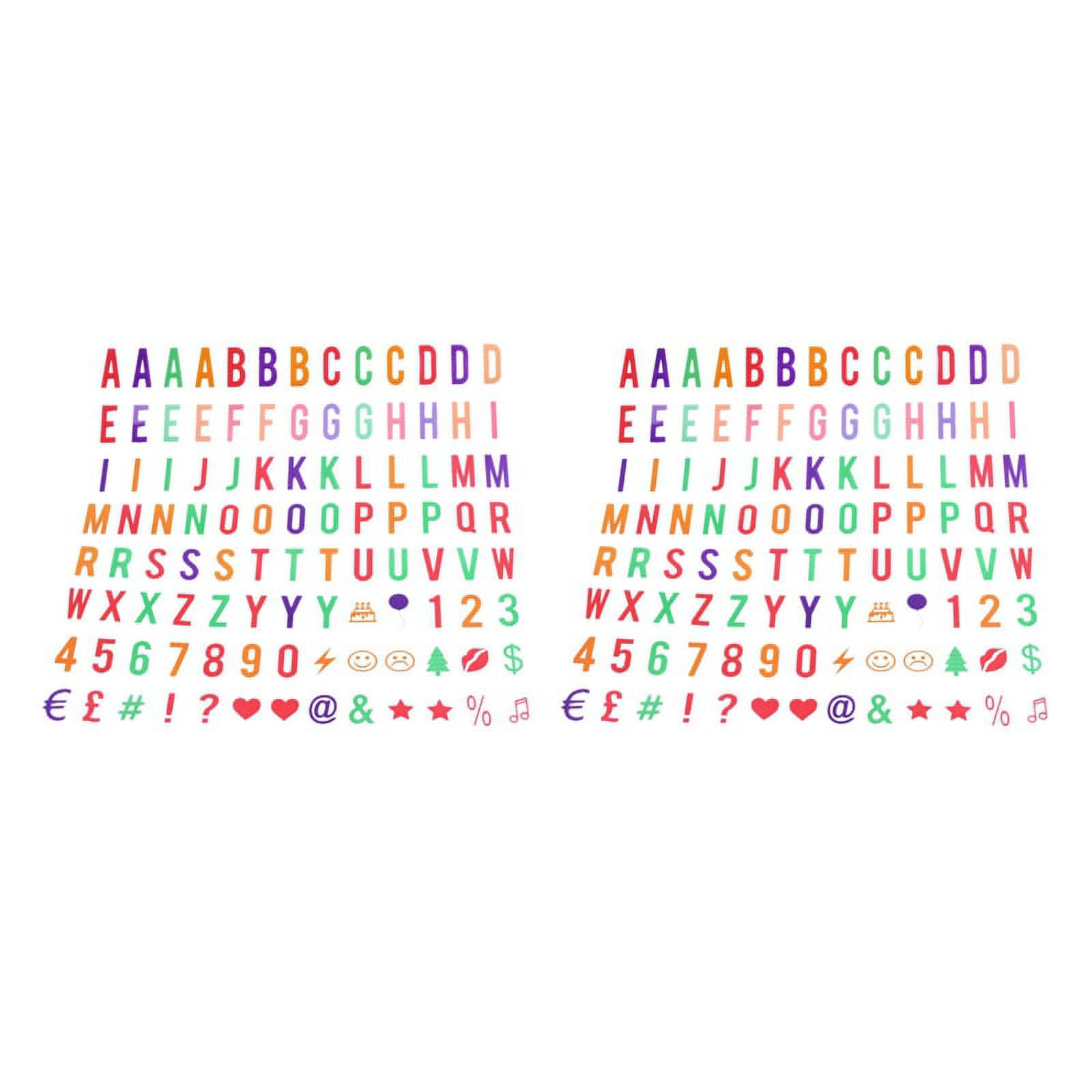 Letter & Symbol Pack for A4 Cinematic Light Up Sign Box Cinema LED Lamp ...