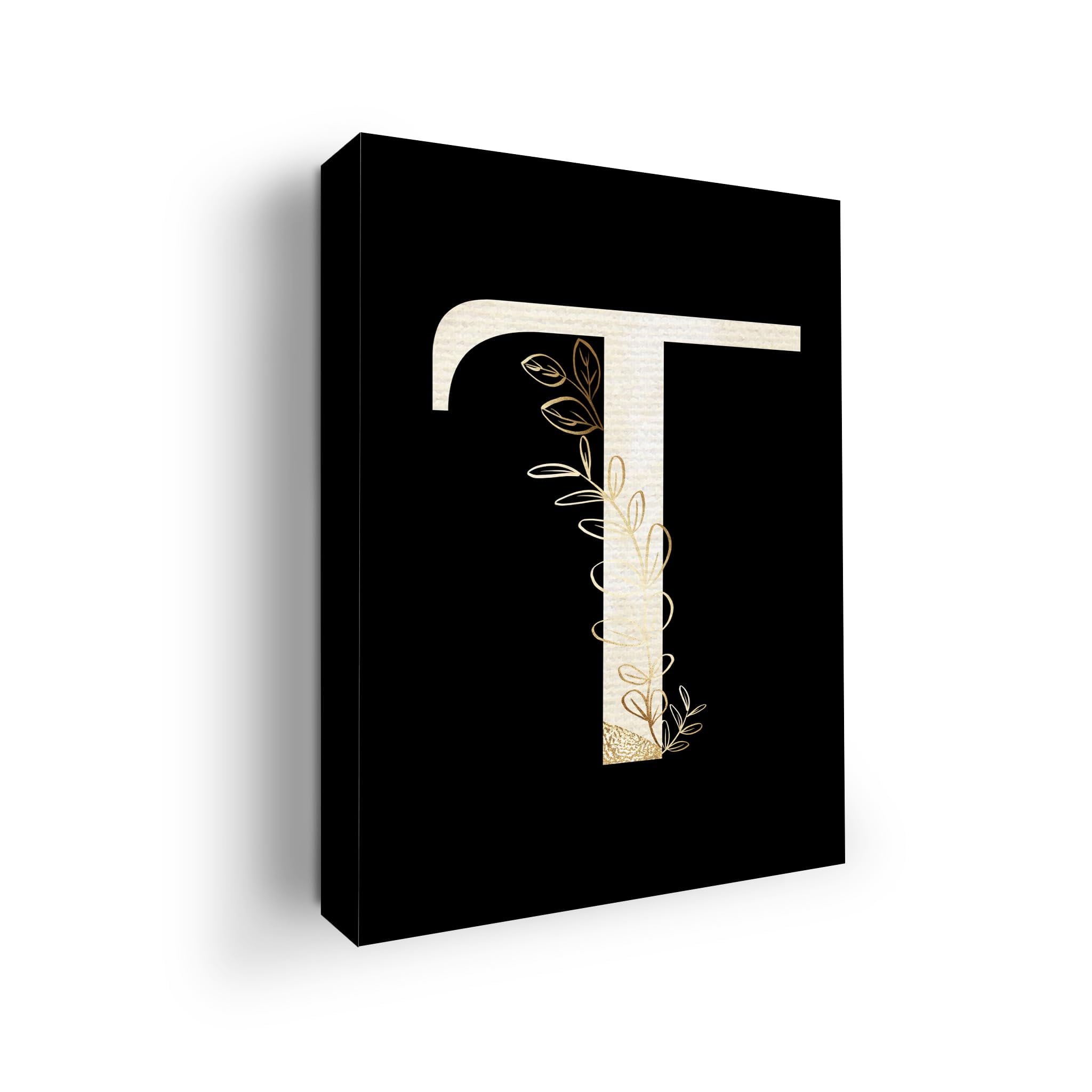 Letter T Canvas Wall Art by Mavis Print- 12x16 inches Alphabet Wall ...