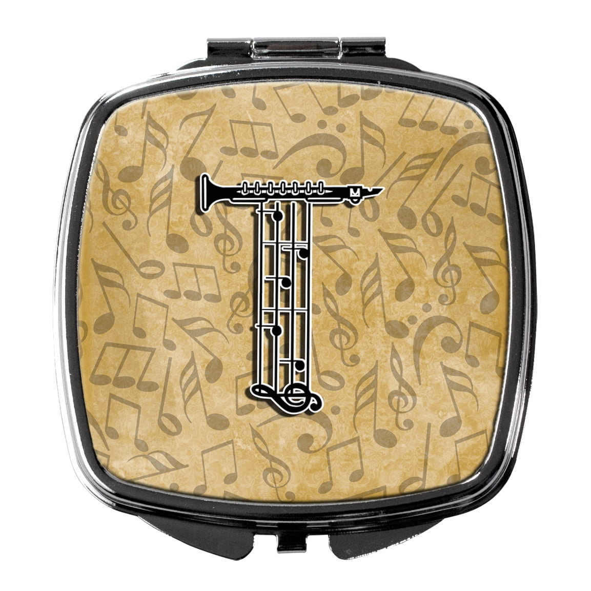 Letter T Musical Instrument Alphabet Compact Mirror - Walmart.com