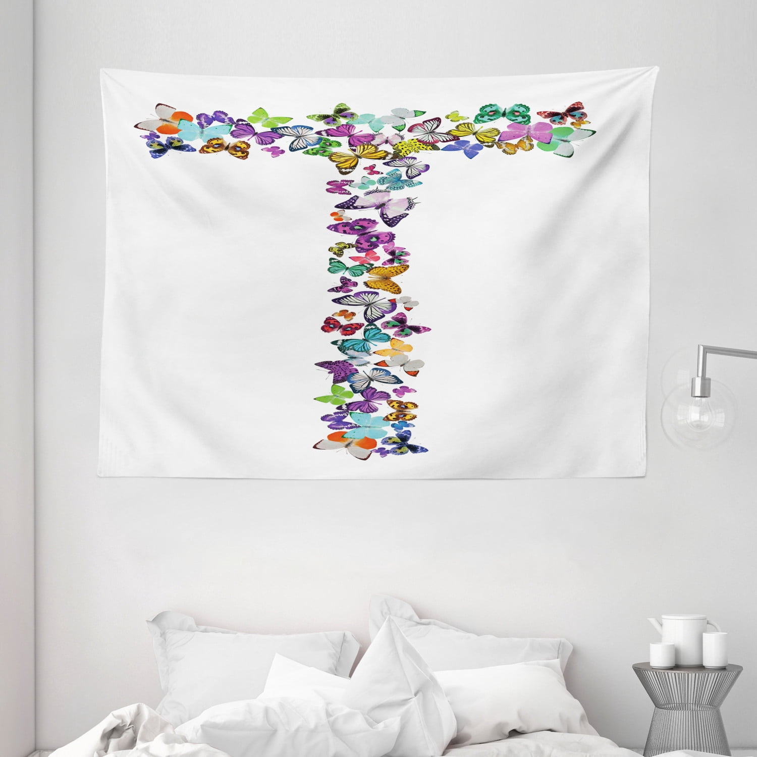 Letter T Tapestry, Language of the Springtime Themed Alphabet Design ...