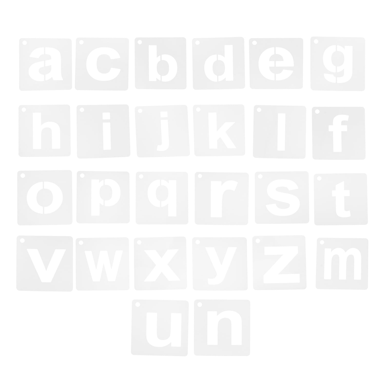 Letter Template Alphabet Stencils Mini Small for Painting Child ...