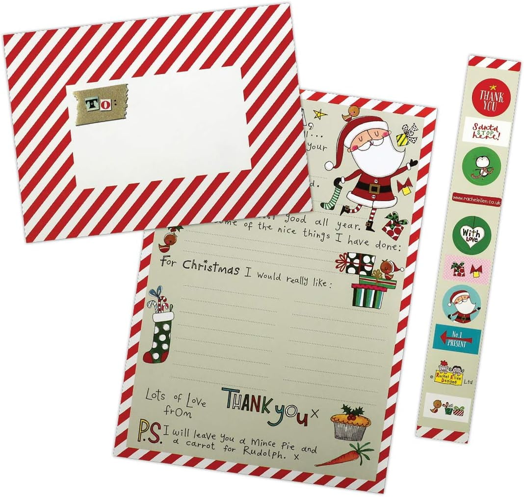 Letter To Kit Letter Envelope And Sticker Set Paper Size 12 1 4 X