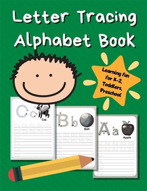 Pre-Owned Letter Tracing Alphabet Book: ABC Learning Book for Kids ...