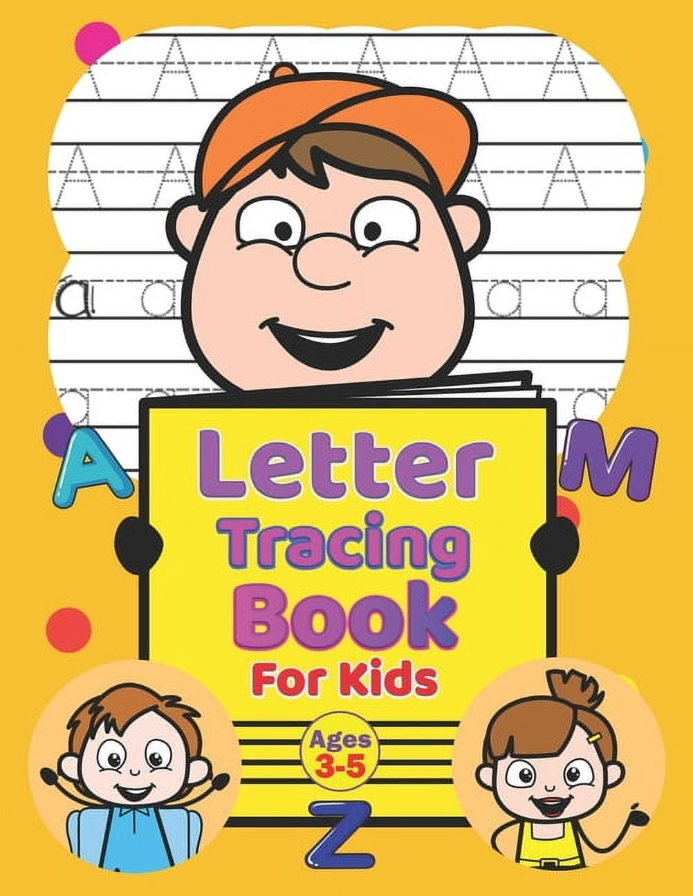 Handwriting Practice Letter Tracing Book For Kids Ages 3-5.: Both ...