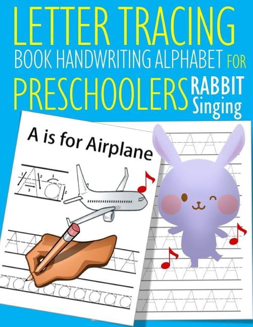 Letter Tracing Book Handwriting Alphabet for Preschoolers Rabbit ...