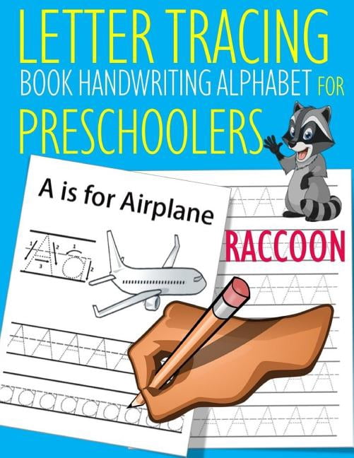 Letter Tracing Book Handwriting Alphabet for Preschoolers Raccoon ...