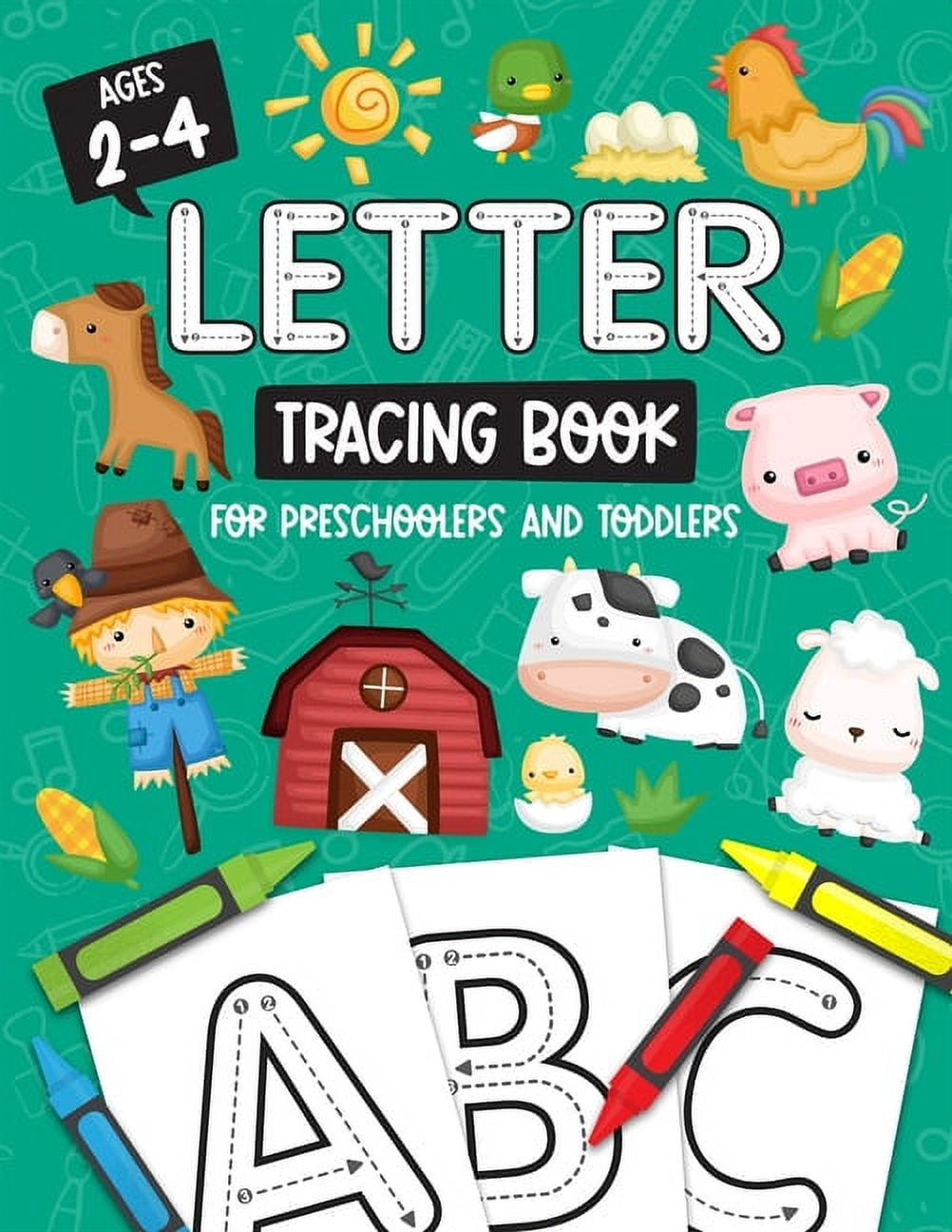 Letter Tracing Book for Preschoolers and Toddlers: Homeschool ...