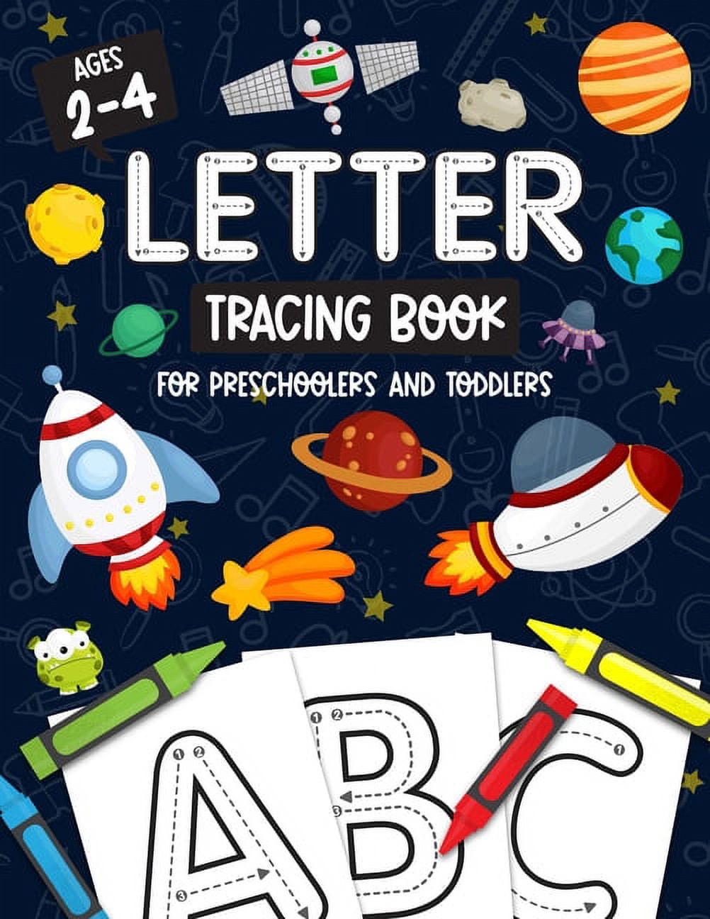 Letter Tracing Book for Preschoolers and Toddlers: Homeschool ...