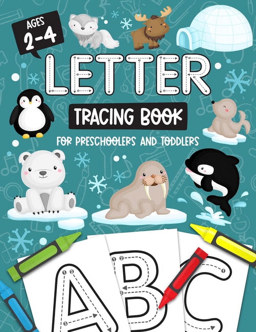 Letter Tracing Book for Preschoolers and Toddlers: Homeschool ...