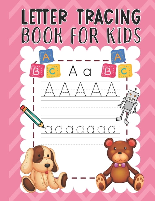 Letter Tracing Book for Kids: Alphabet English Letter Tracing Activity ...