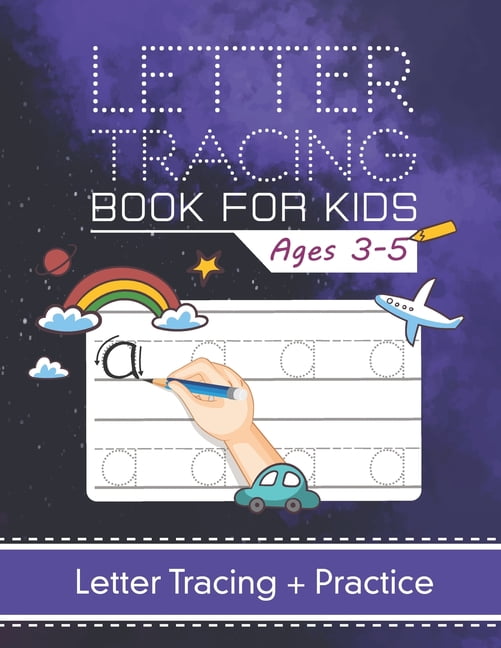 Letter Tracing Book: letter tracing books for kids ages 3-5.: Vol: 04 ...