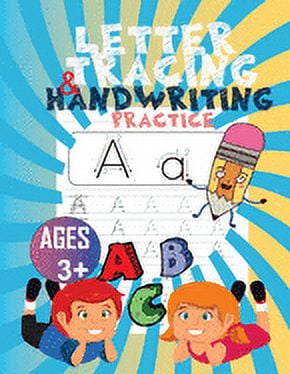 Letter Tracing & Handwriting Practice Book for Kids: Trace Letters ...