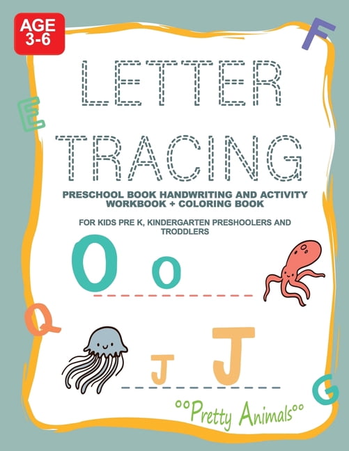 Letter Tracing Preschool Book Handwriting and Activity WorkBook ...