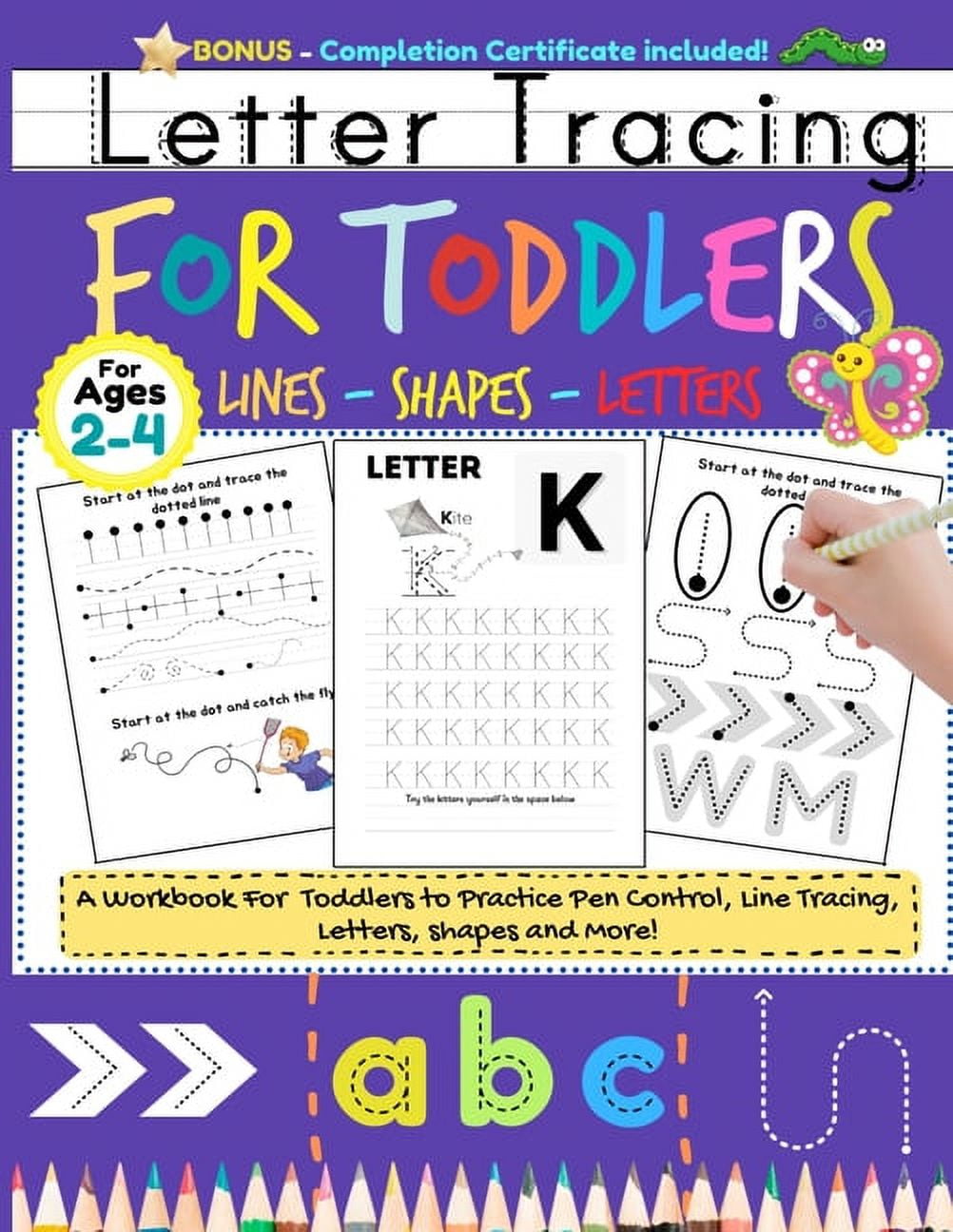 Letter Tracing For Toddlers: Alphabet Handwriting Practice for Kids 2 ...