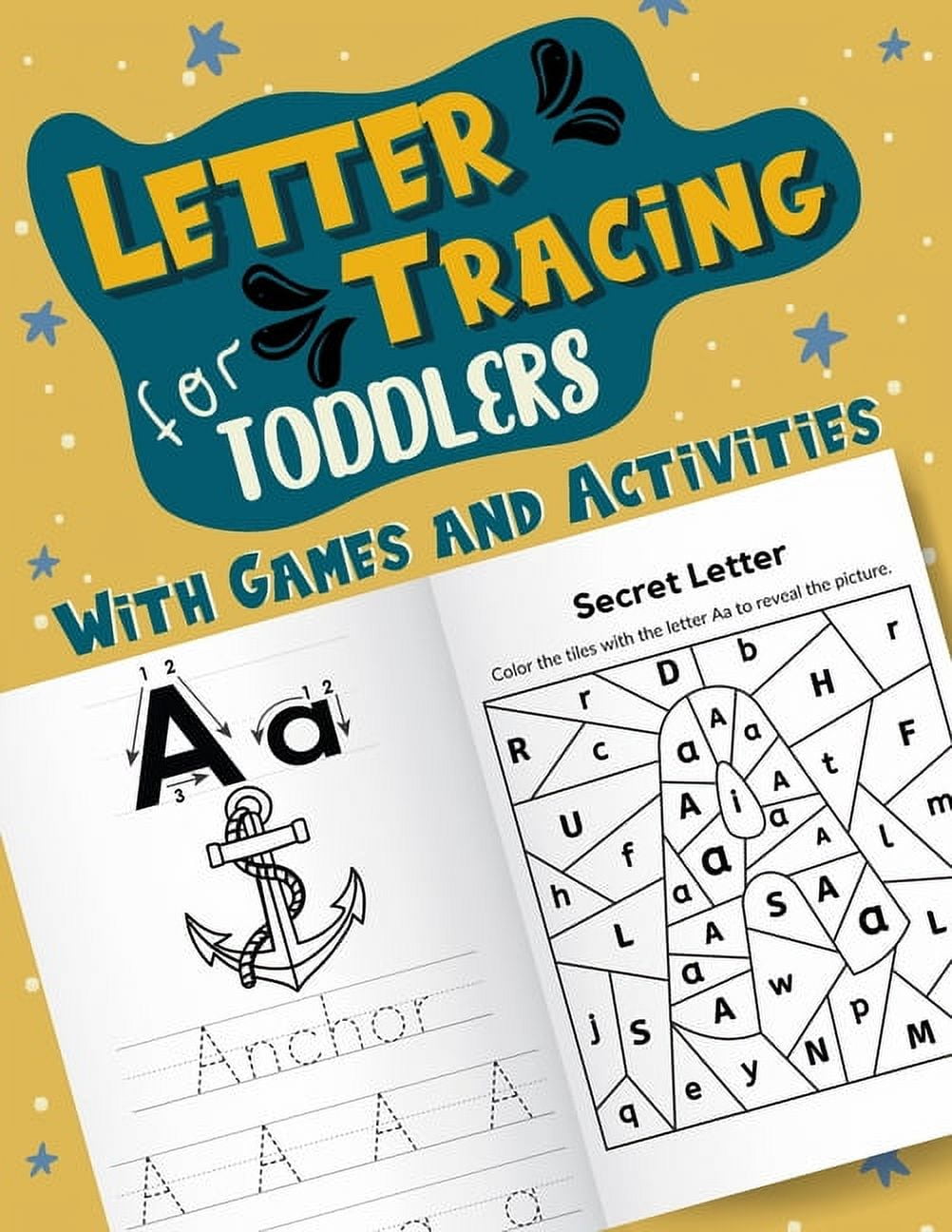Letter Tracing for Toddlers With Games and Activities: Fun Handwriting ...