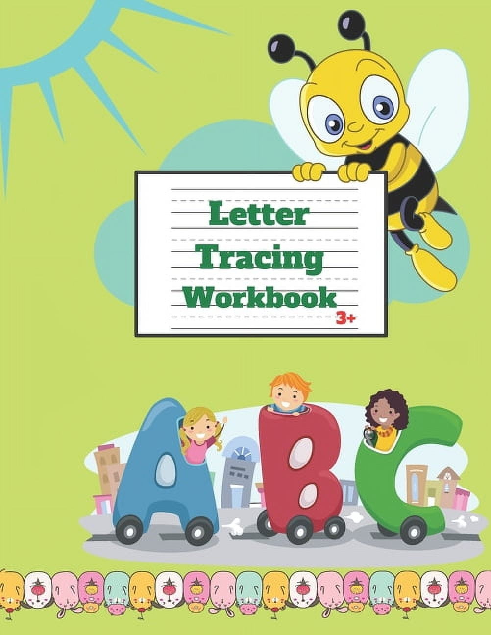 Letter Tracing Workbook 3+: Trace Alphabet Letters, Preschool Writing ...