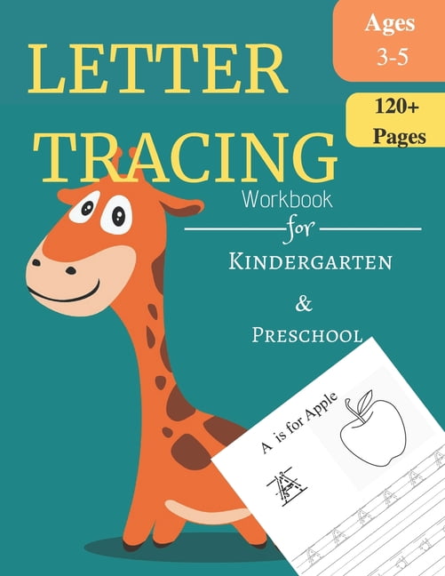 Letter Tracing Workbook For Kindergarten and Preschool: Kids learning ...