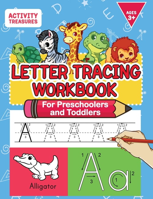 Letter Tracing Workbook For Preschoolers And Toddlers: A Fun ABC ...