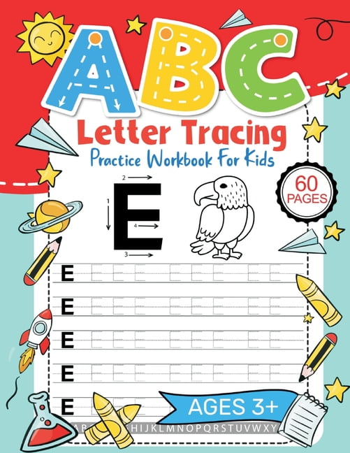 Letter Tracing Workbook: Practice Pen Control with Letters - Traceable ...