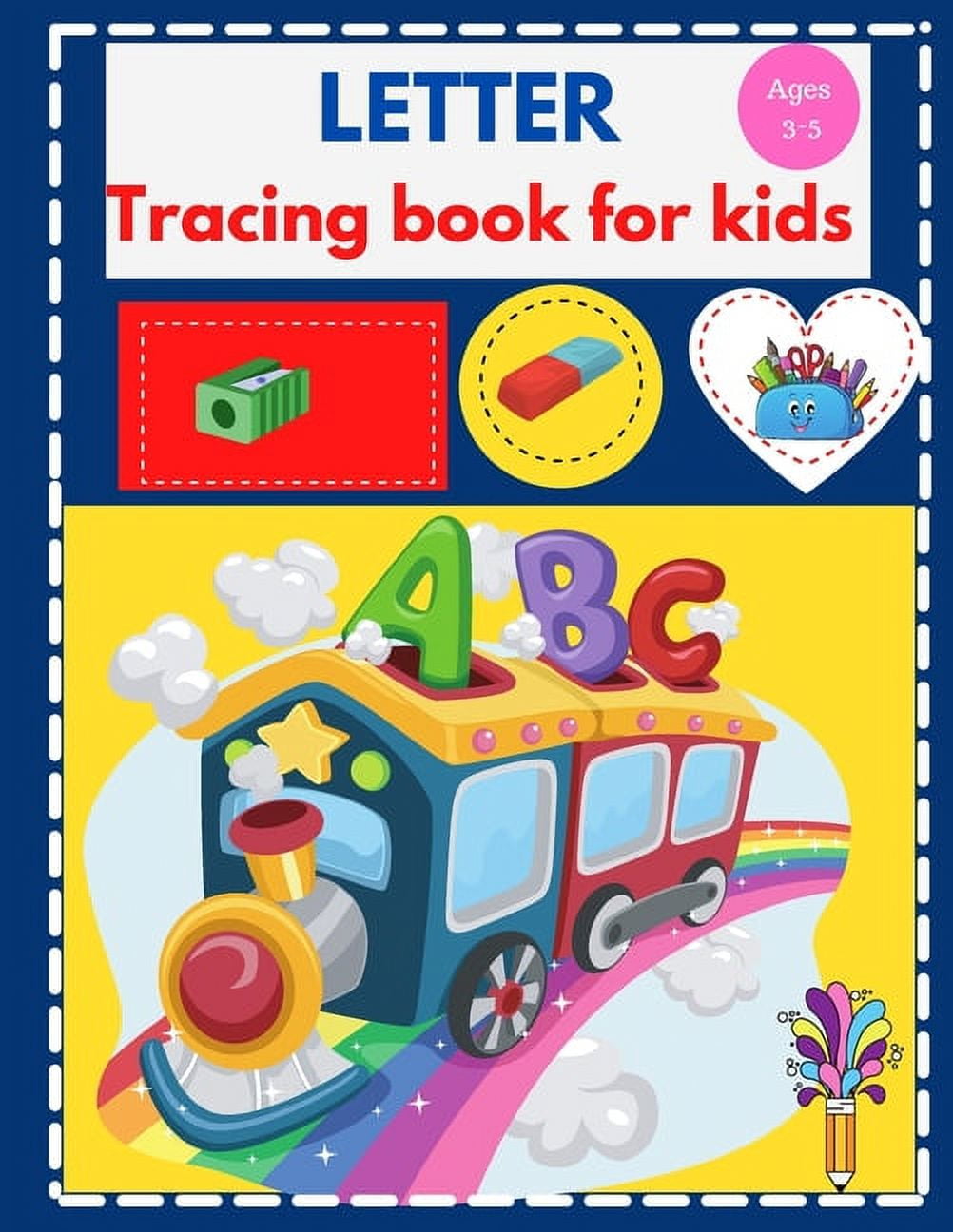 Letter Tracing book for kids: Practice Handwriting Workbook: Preschool ...