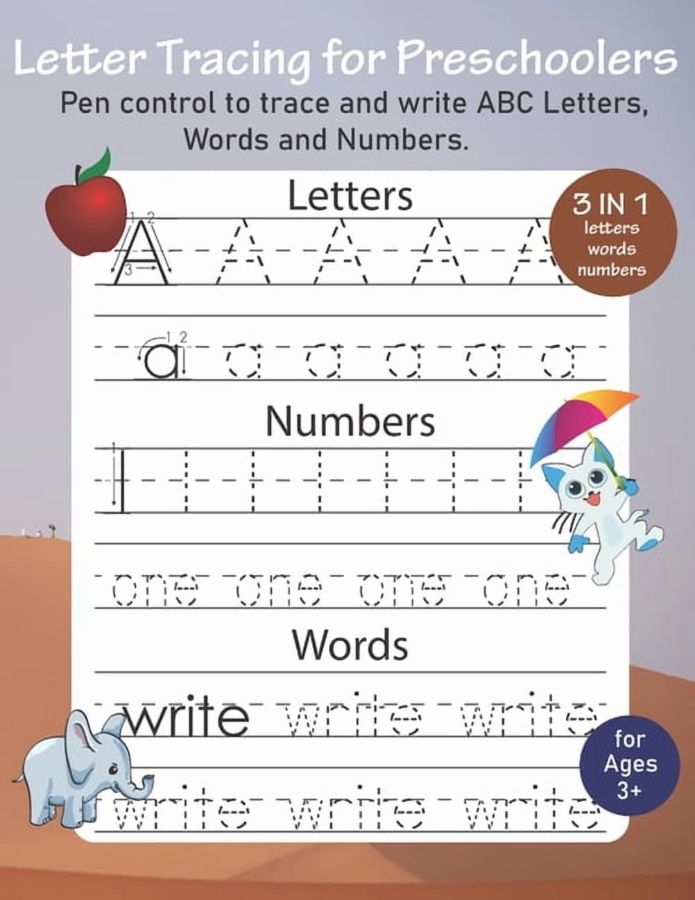 Letter Tracing for Preschoolers: Pen control to trace and write letters ...