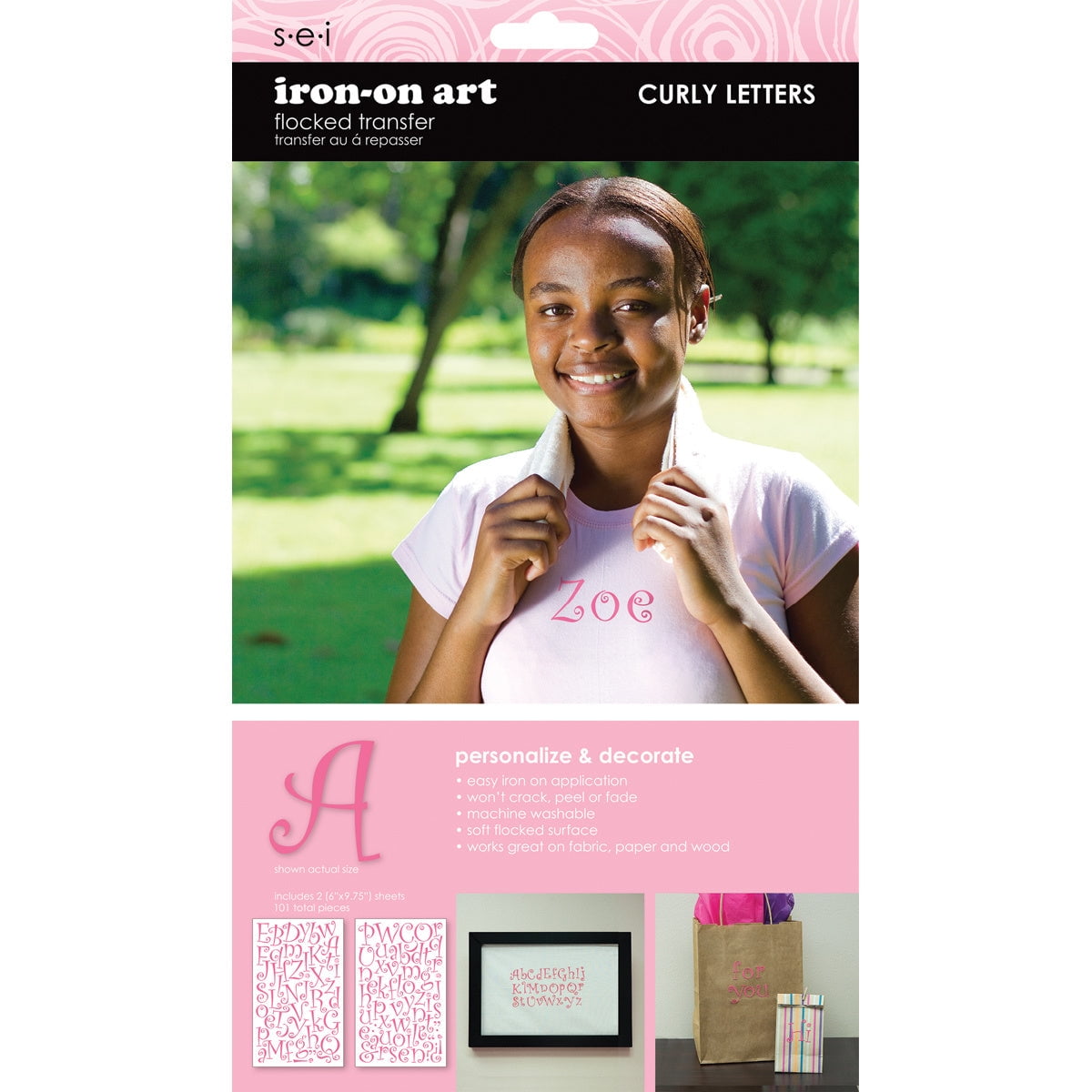 Letter Transfers, 1-1/2", 2 Sheets/Pkg - Walmart.com