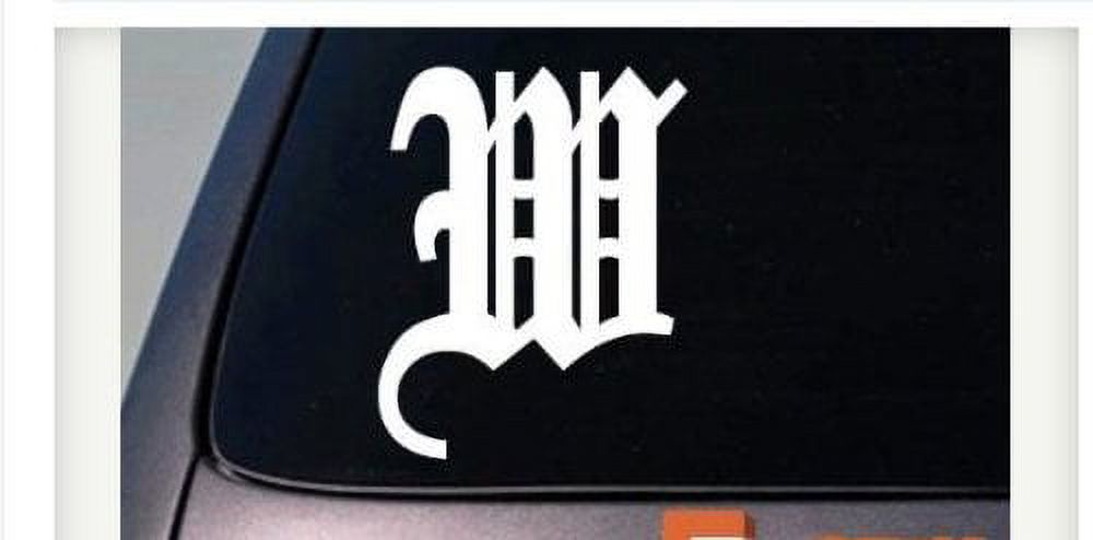 Old English Letter Sticker