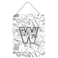 Letter W Musical Note Letters Wall or Door Hanging Prints - Walmart.com