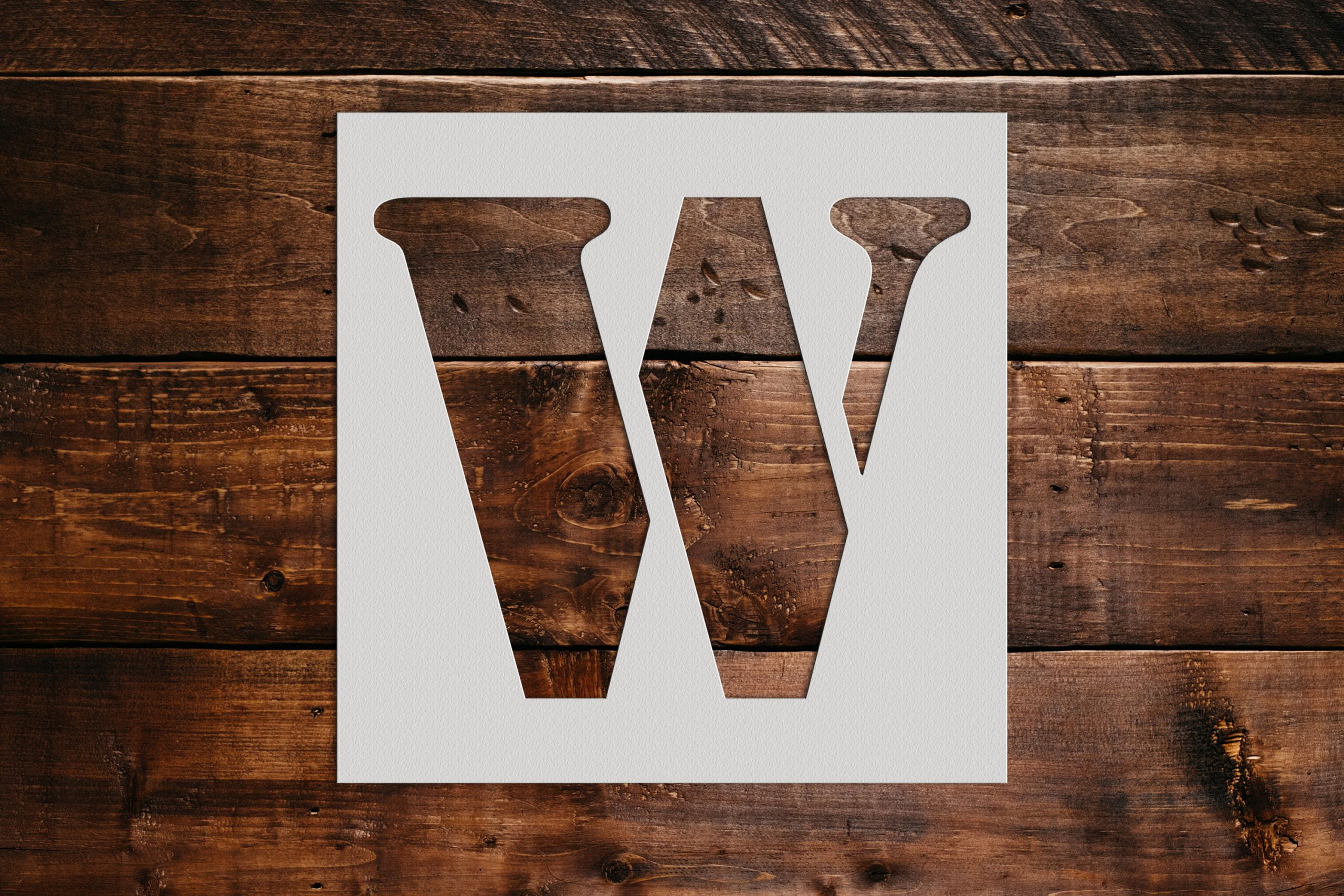 Letter W Stencil - Art and Wall Stencils (42"x42") - Walmart.com