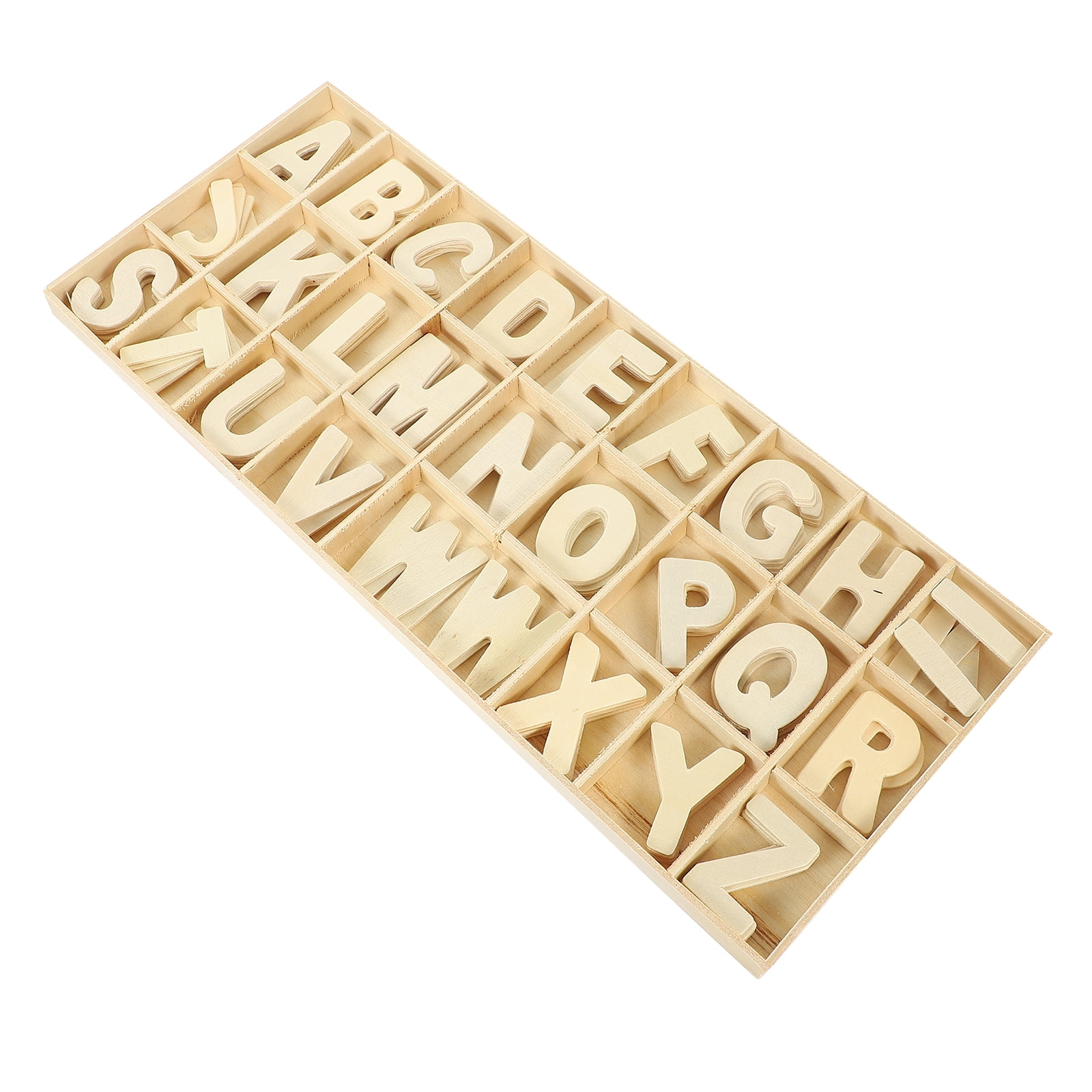 Letter Wood Chips Wooden Household Children’s Toys Alphabet Letters ...