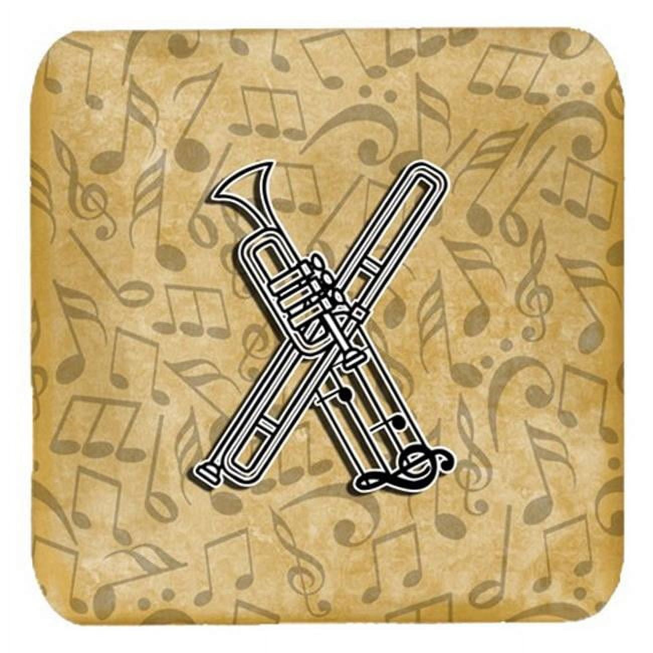 Letter X Musical Instrument Alphabet Foam Coasters, Set Of 4 - Walmart.com