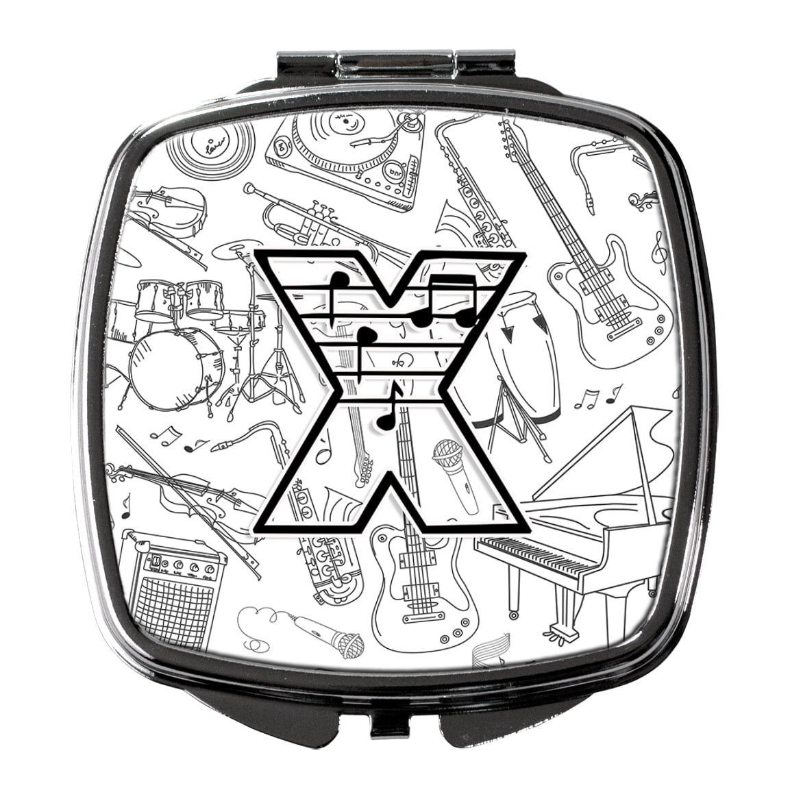 Letter X Musical Note Letters Compact Mirror - Walmart.com