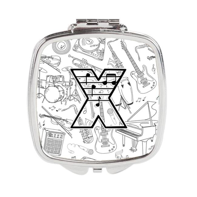 Letter X Musical Note Letters Compact Mirror - Walmart.com