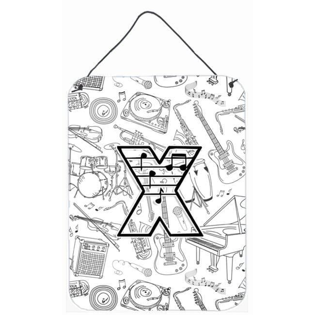 Letter X Musical Note Letters Wall and Door Hanging Prints - Walmart.com