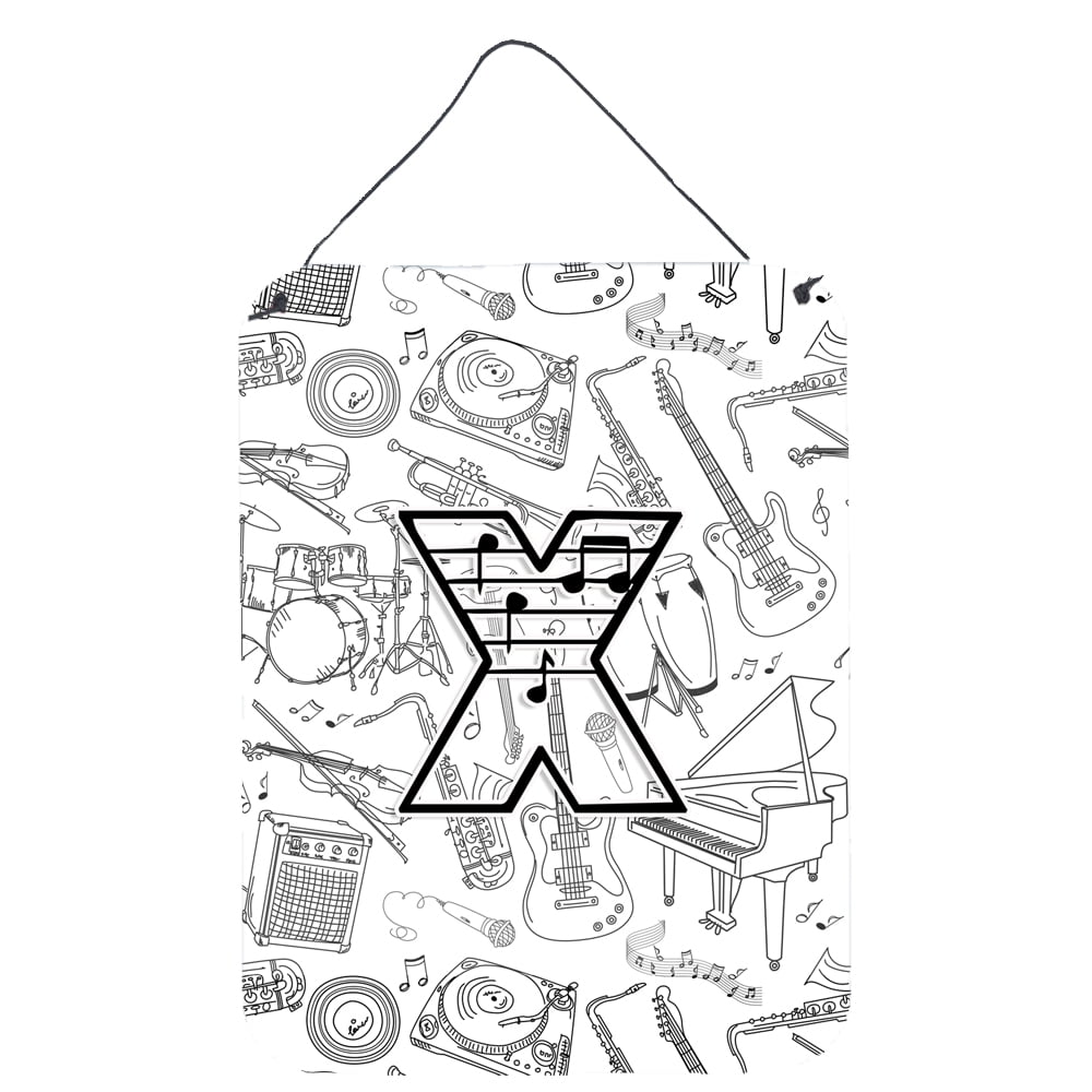 Letter X Musical Note Letters Wall or Door Hanging Prints - Walmart.com