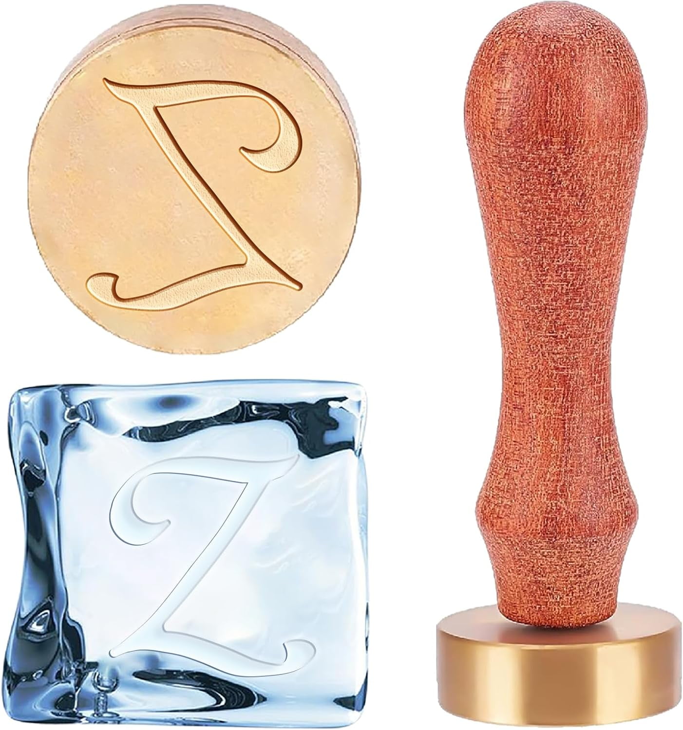 Letter Z Ice Stamp Ice Cubes Press Stamps Italic Letter Bar Drinks ...