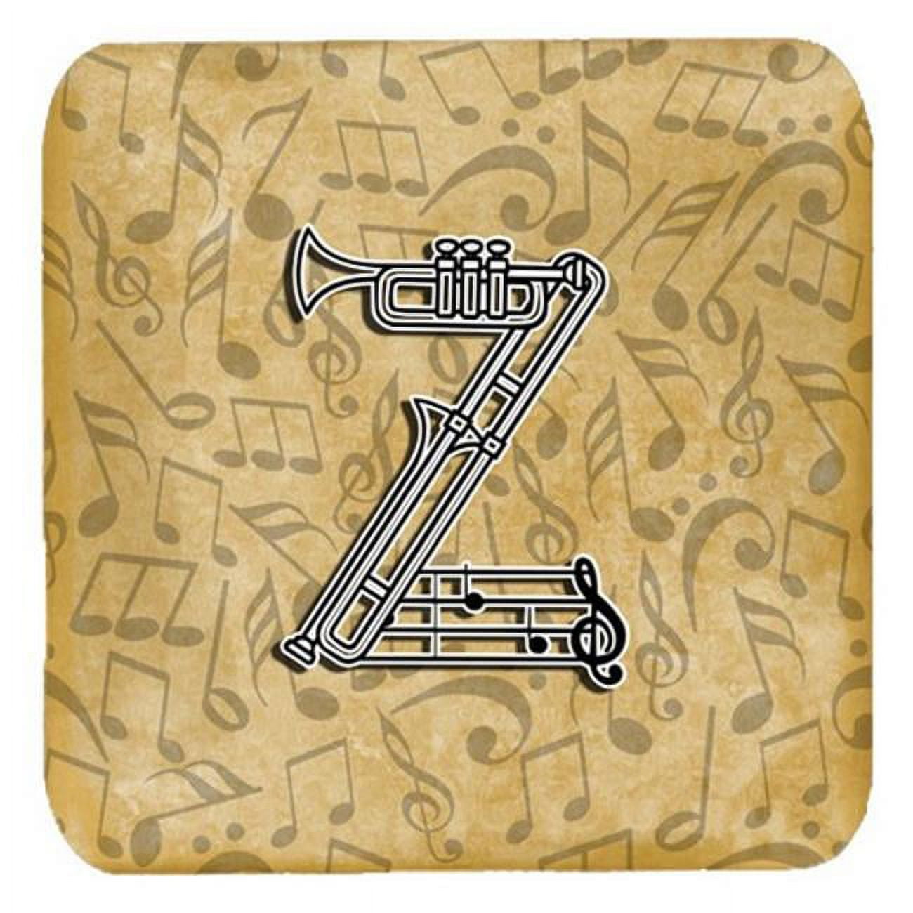 Letter Z Musical Instrument Alphabet Foam Coasters, Set Of 4 - Walmart.com