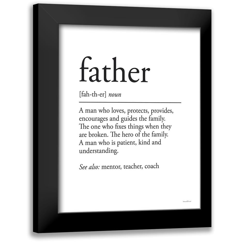 Lettered And Lined 12x14 Black Modern Framed Museum Art Print Titled ...