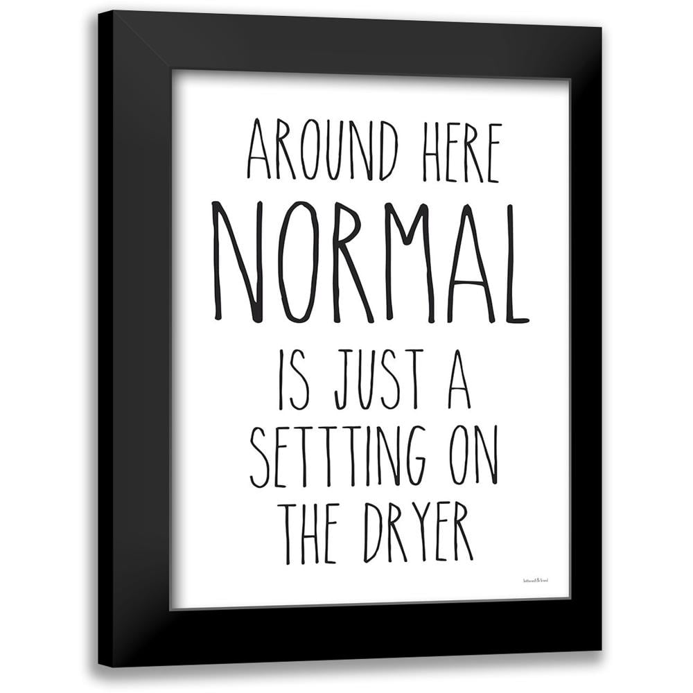 Lettered And Lined 12x14 Black Modern Framed Museum Art Print Titled ...