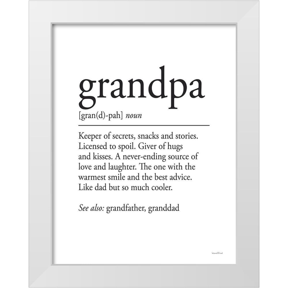 Lettered And Lined 12x14 White Modern Wood Framed Museum Art Print ...