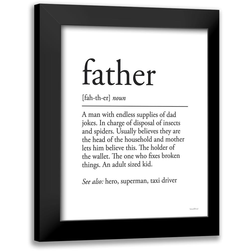 Lettered And Lined 19x24 Black Modern Framed Museum Art Print Titled ...