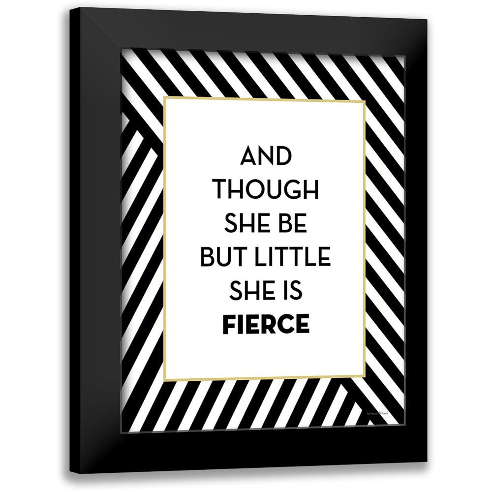 Lettered and Lined 12x14 Black Modern Framed Museum Art Print Titled ...