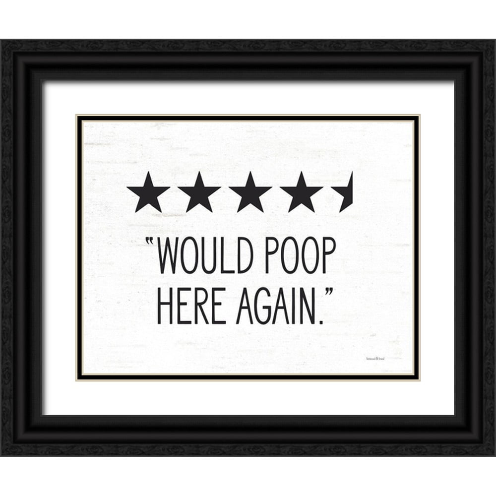 Lettered and Lined 14x12 Black Ornate Wood Framed with Double Matting ...