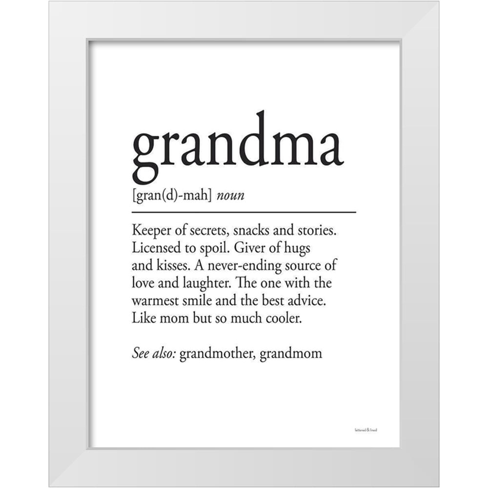 Lettered and Lined 15x18 White Modern Wood Framed Museum Art Print ...